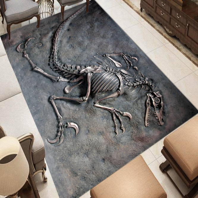 Dinosaur Excavation Rug – PaleoFloof